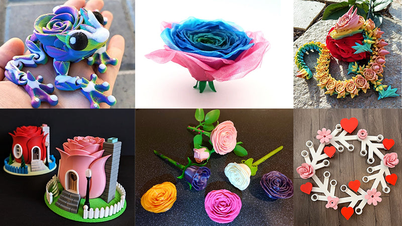 Top 20 3D Printed Roses for Valentine’s Day