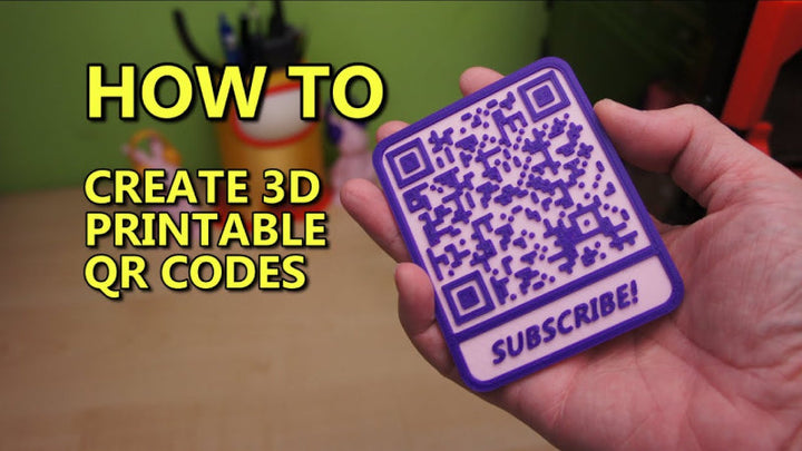 How to Generate, Design, and 3D Print QR Codes