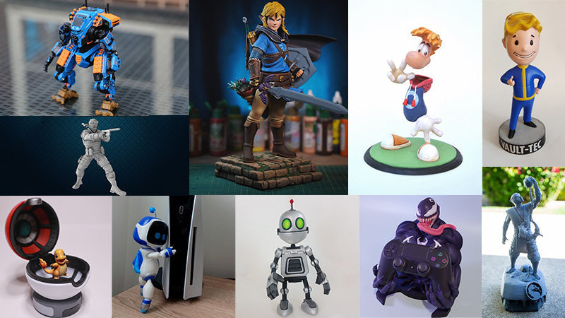Top 10 Video Game 3D Prints for Enthusiasts and Collectors
