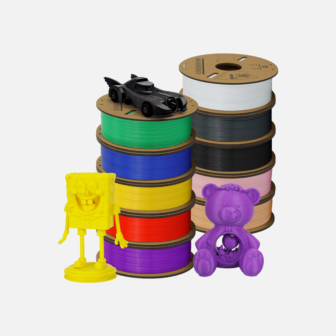 10KG PLA Filament 1.75mm, bulk pla filament - Kingroon