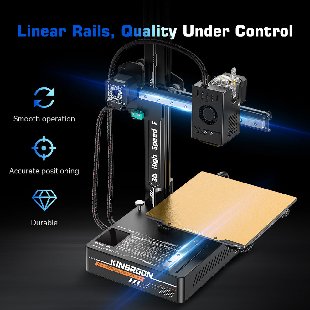 KINGROON KP3S V1 High-Speed 3D Printer with Klipper Firmware