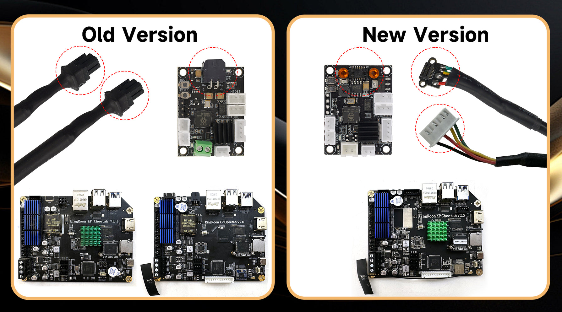 KINGROON KP Cheetah V2.0 Mainboard for KP3S Pro V2 3D Printer — Kingroon 3D